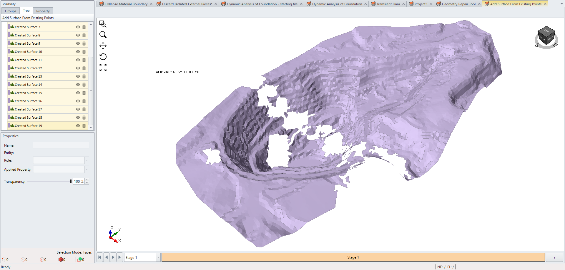 EX3 Documentation | Add Surface From Points